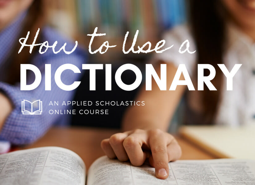 How To Use A Dictionary Applied Scholastics Learning Center